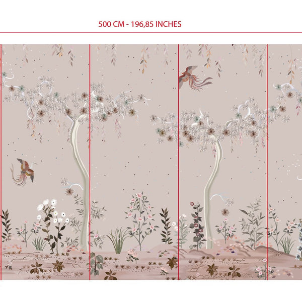 Pheonix – Walnut Wallpaper