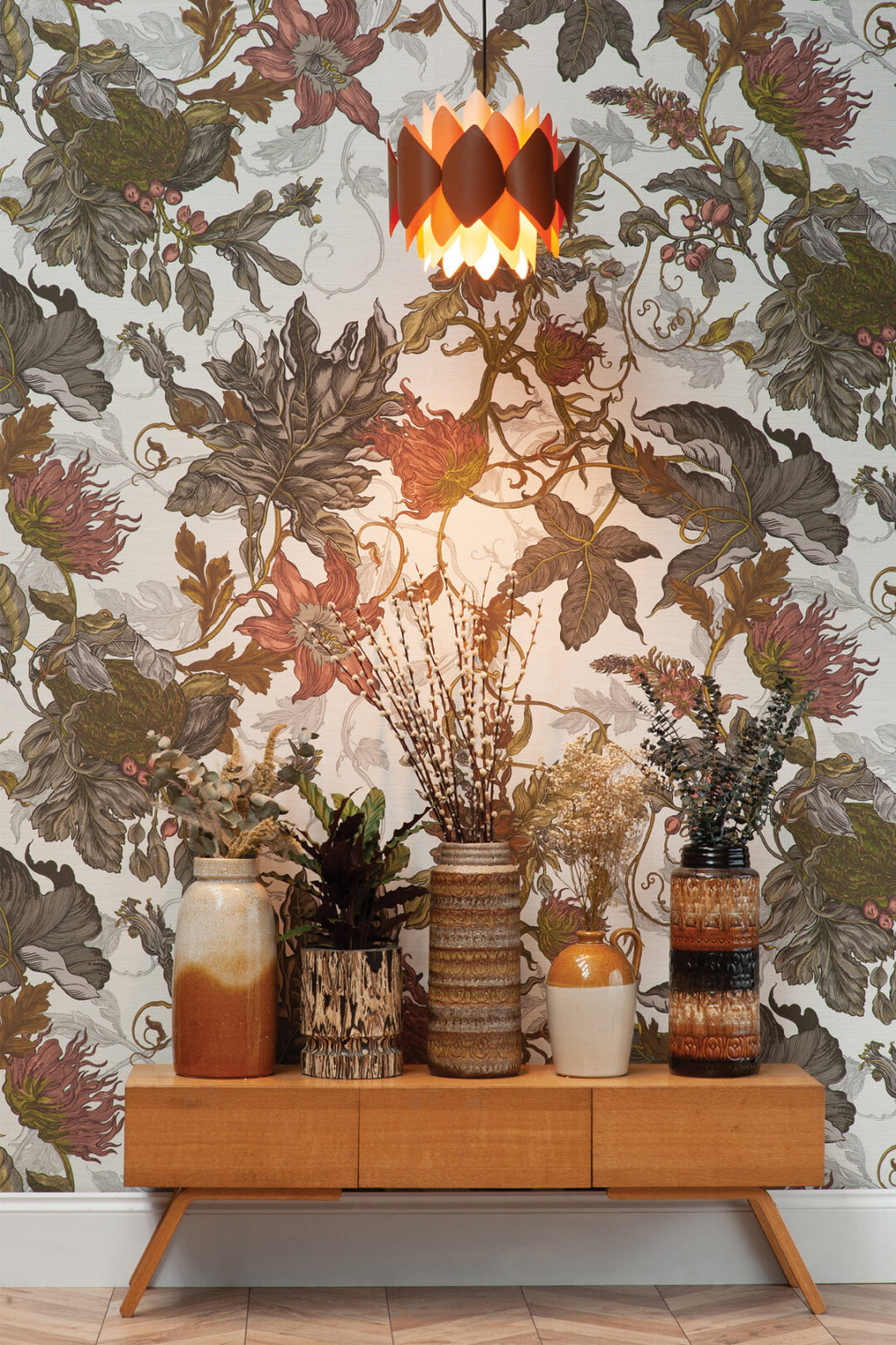 Epic Botanic – Walnut Wallpaper