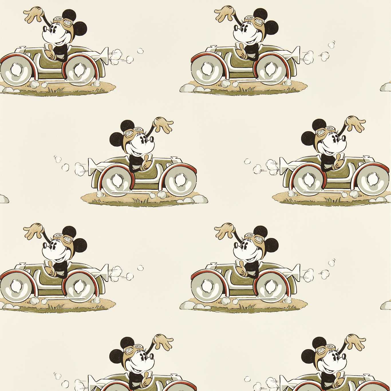 Mickey And Minnie Mouse Vintage Wallpaper