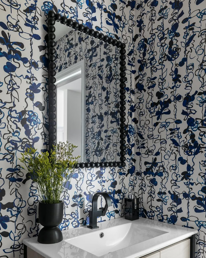 Bossa – Walnut Wallpaper