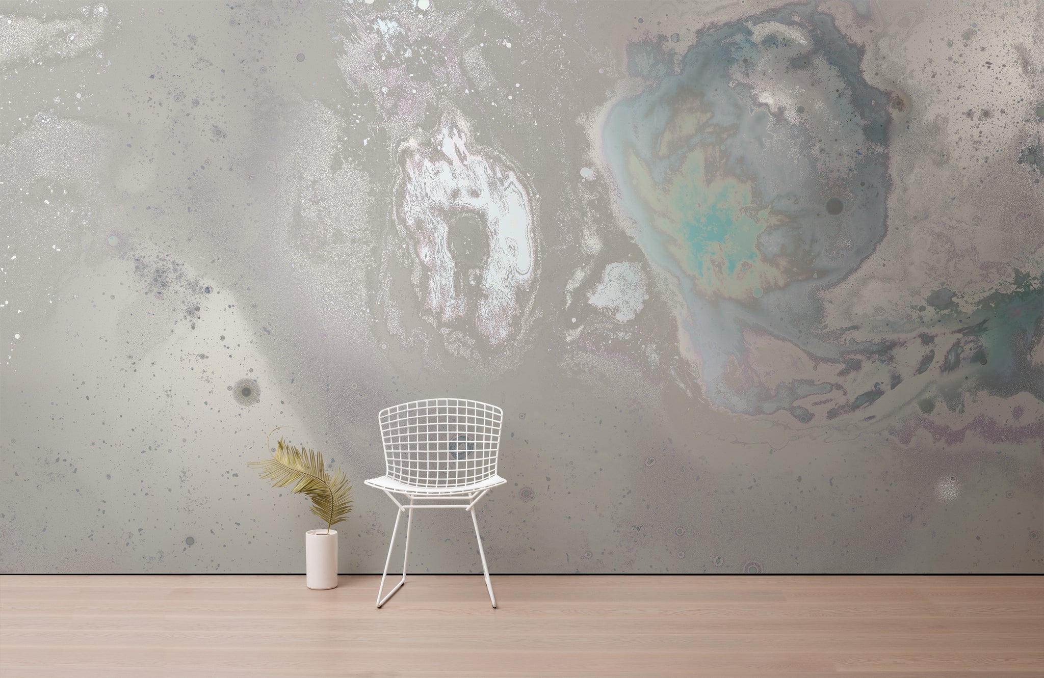 Inverted Spaces – Walnut Wallpaper