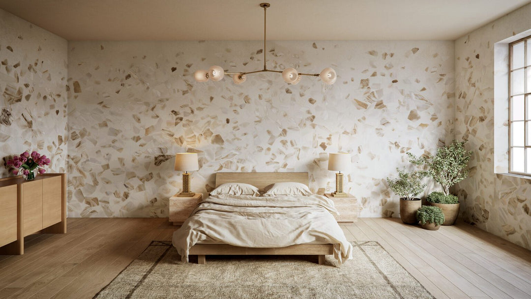 Abalone – Walnut Wallpaper