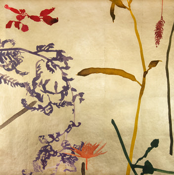 Calico – Walnut Wallpaper