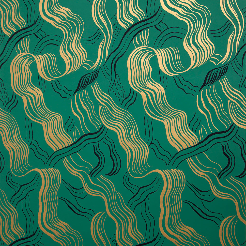 Jubilee – Walnut Wallpaper