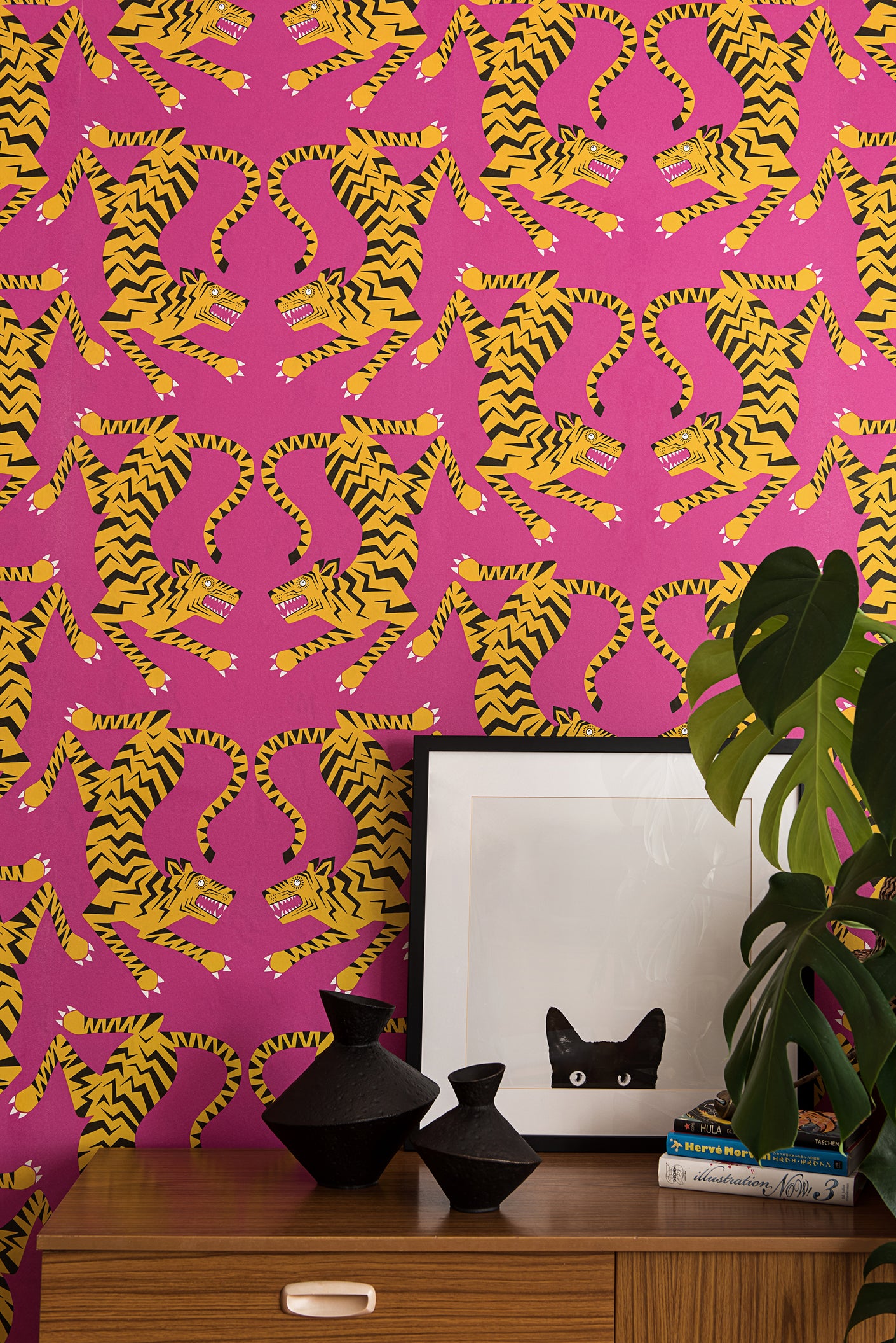 Tigers – Walnut Wallpaper