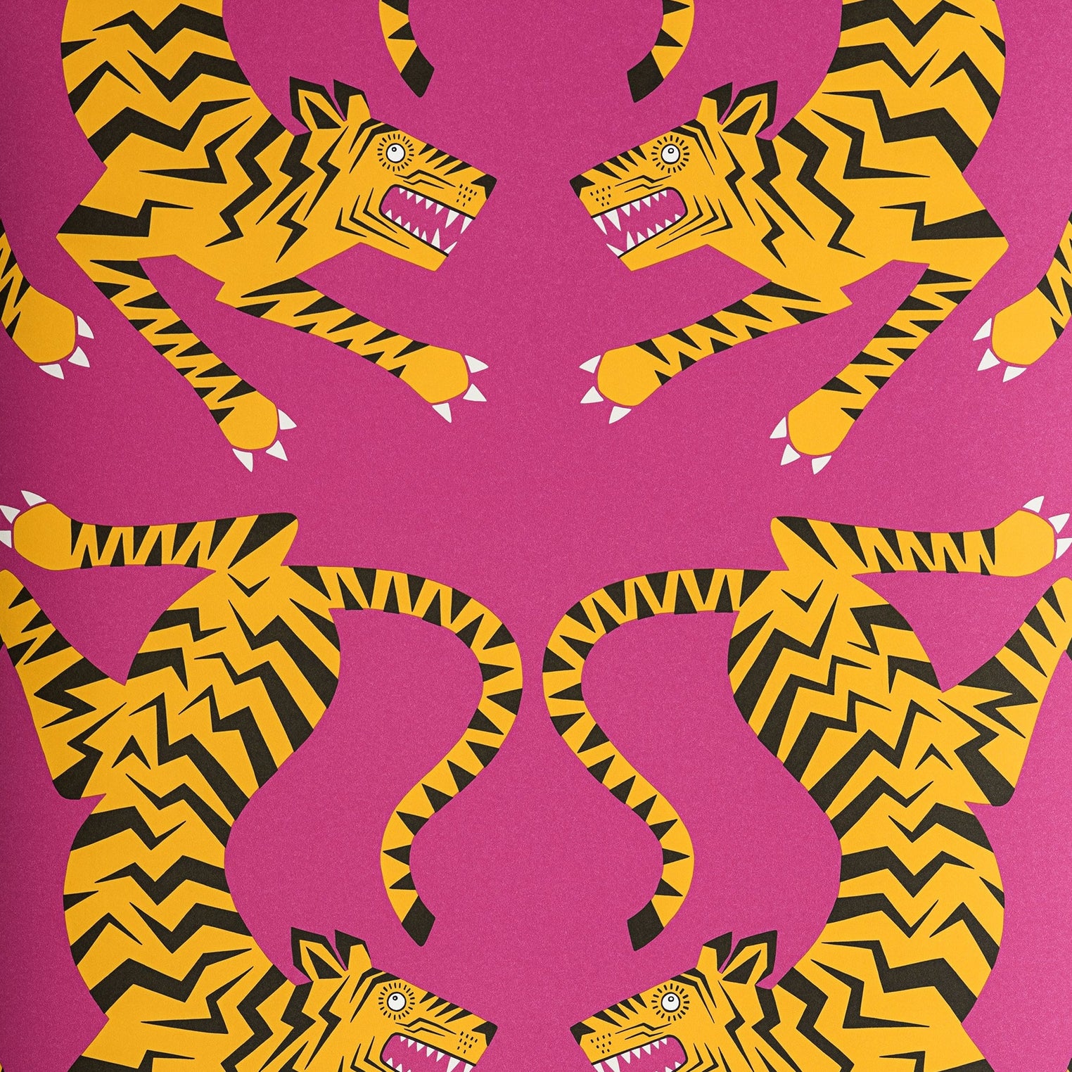 Tigers – Walnut Wallpaper