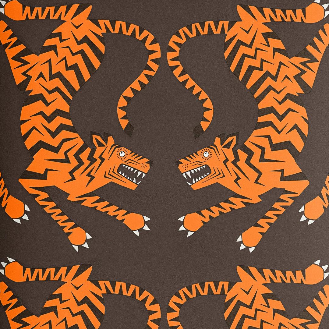 Tigers – Walnut Wallpaper