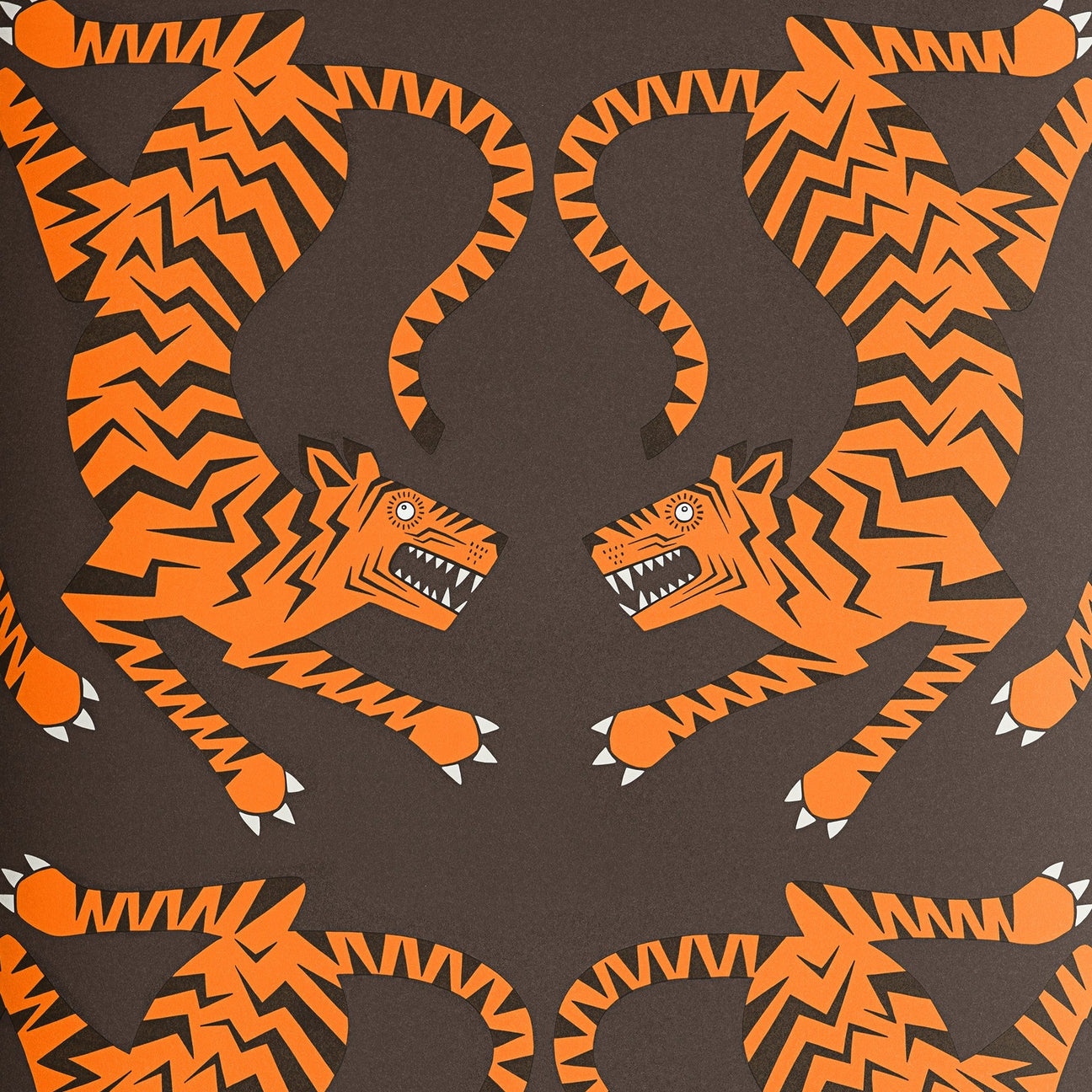 Tigers – Walnut Wallpaper