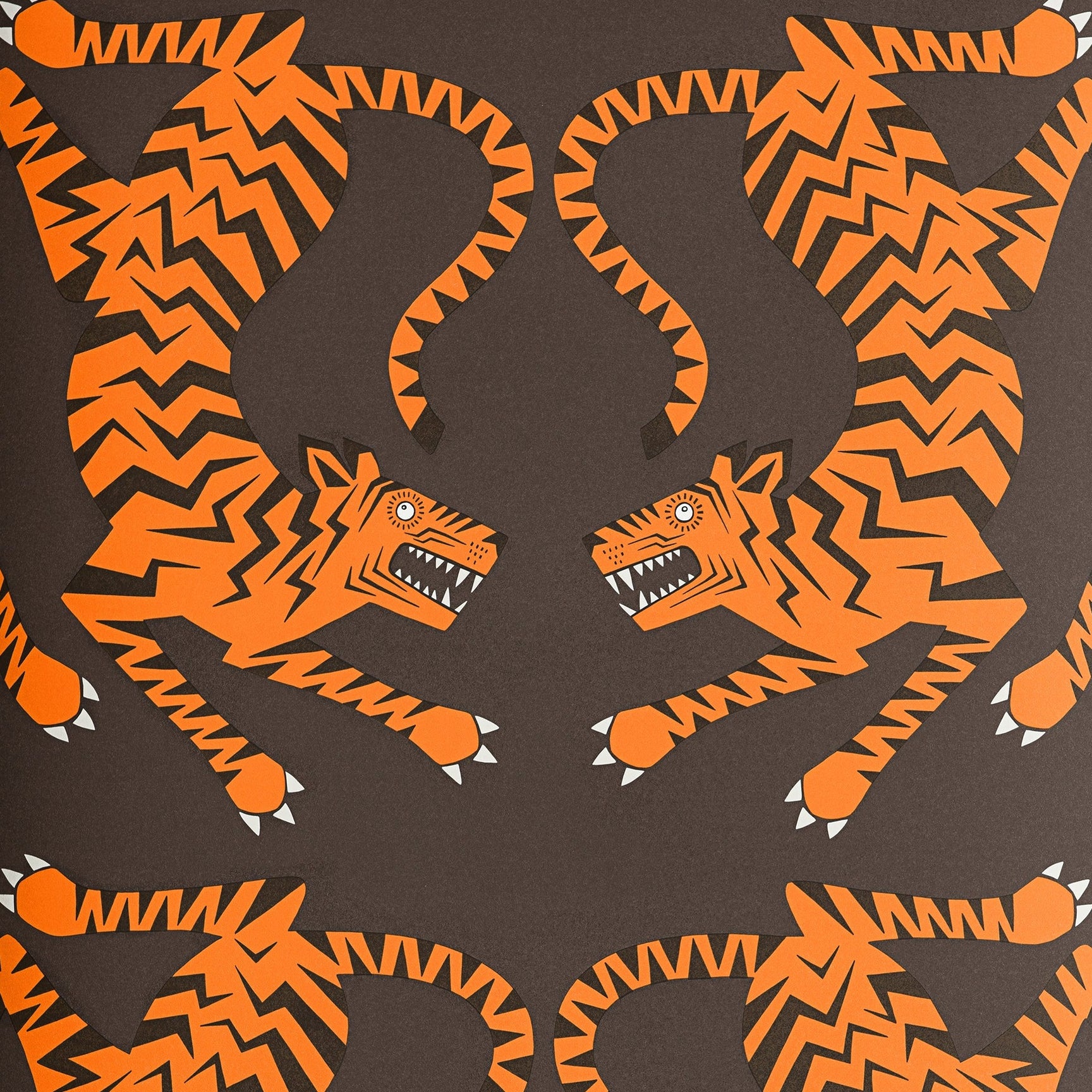 Tigers – Walnut Wallpaper