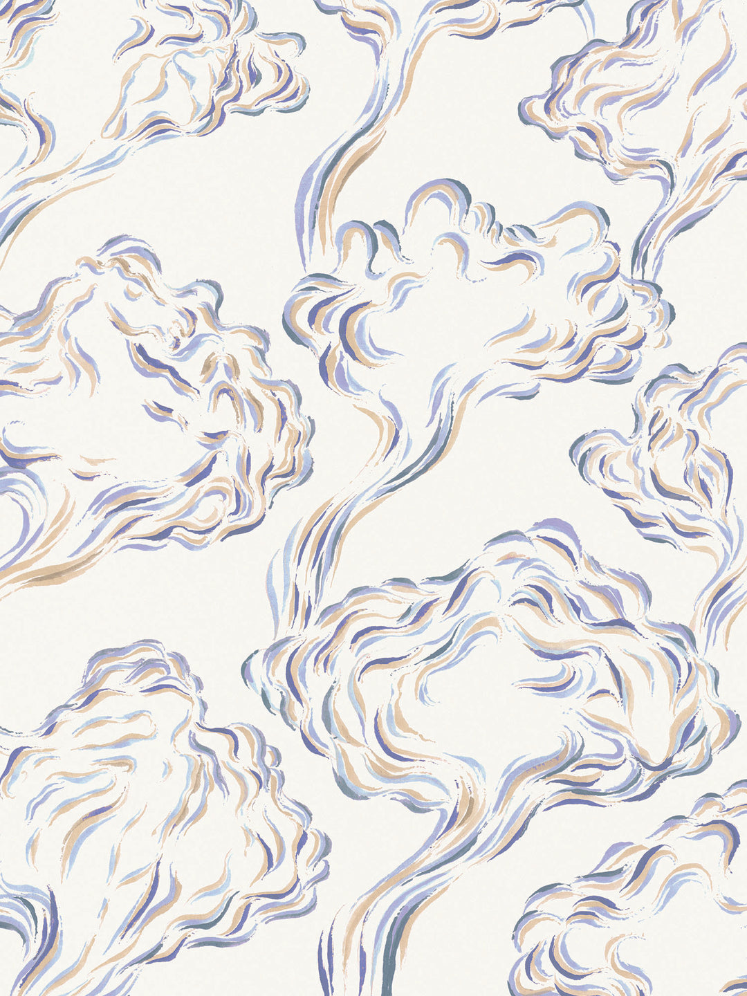 Opium – Walnut Wallpaper