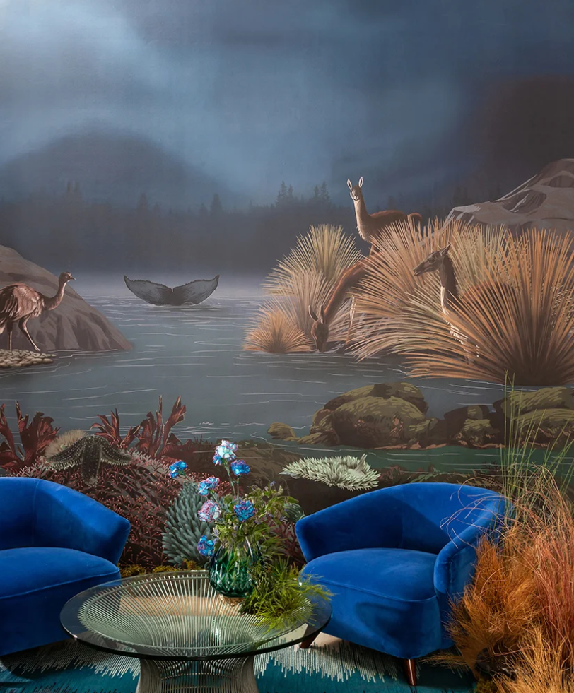 Blue Patagonia – Walnut Wallpaper