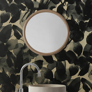 Botanic Vinyl – Walnut Wallpaper