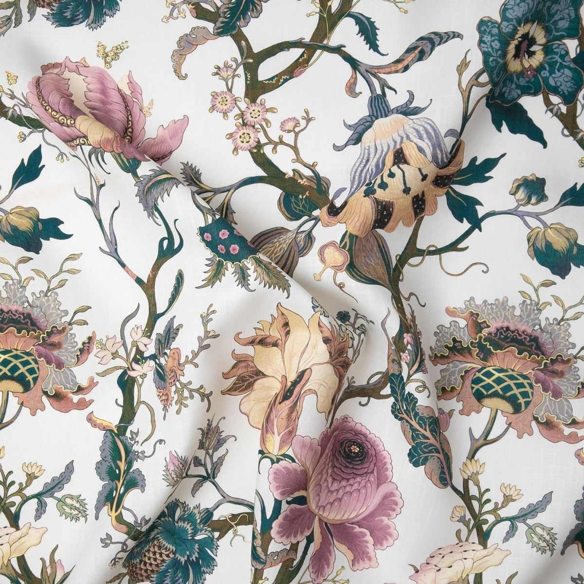 Artemis Outdoor Performance Fabric – Walnut Wallpaper
