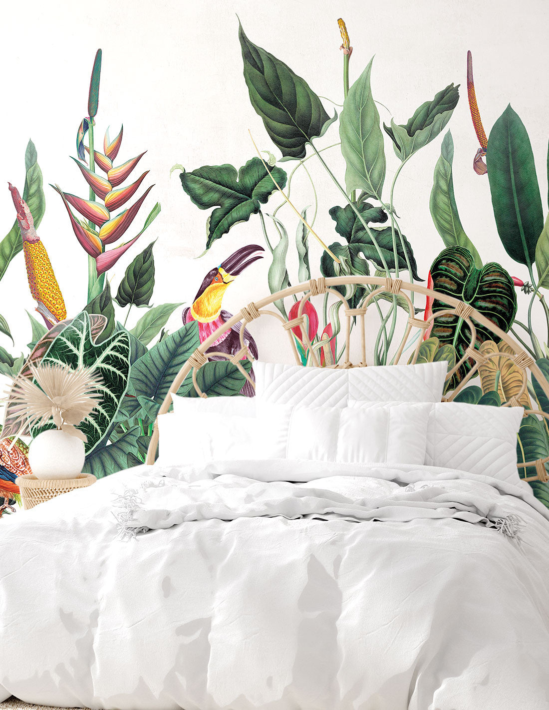 Borneo Mural – Walnut Wallpaper