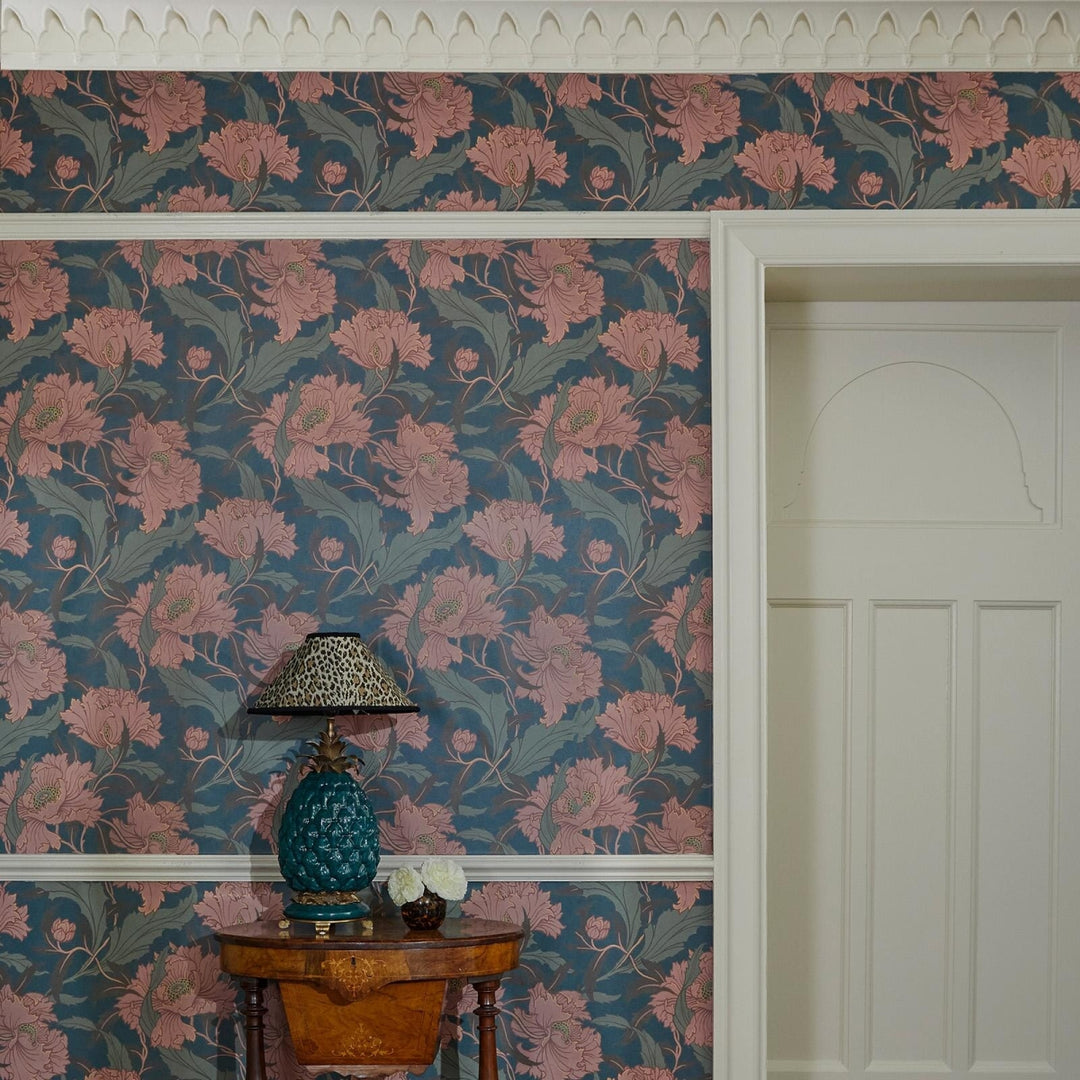 Minerva – Walnut Wallpaper