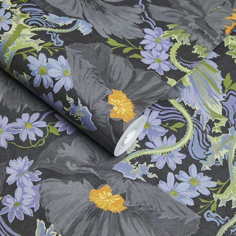 Papavera – Walnut Wallpaper