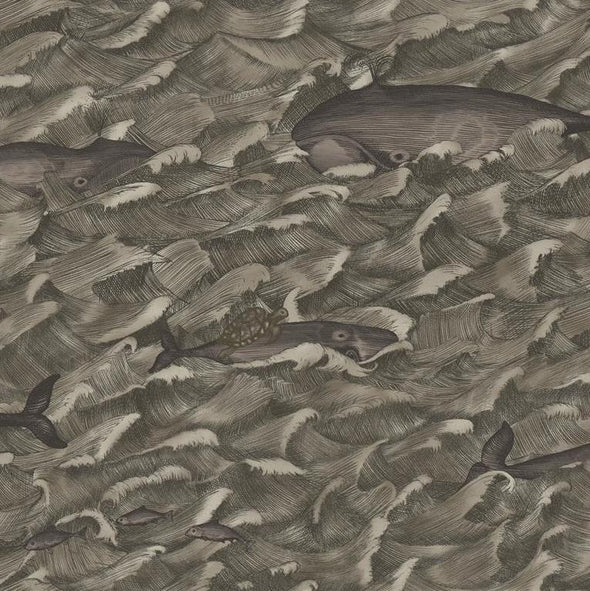 Melville – Walnut Wallpaper