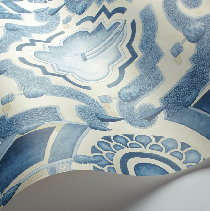 Topiary – Walnut Wallpaper