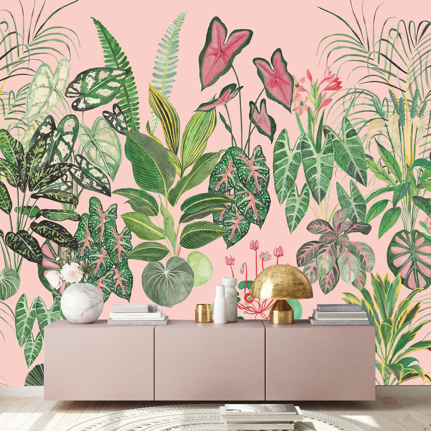 Exotique – Walnut Wallpaper