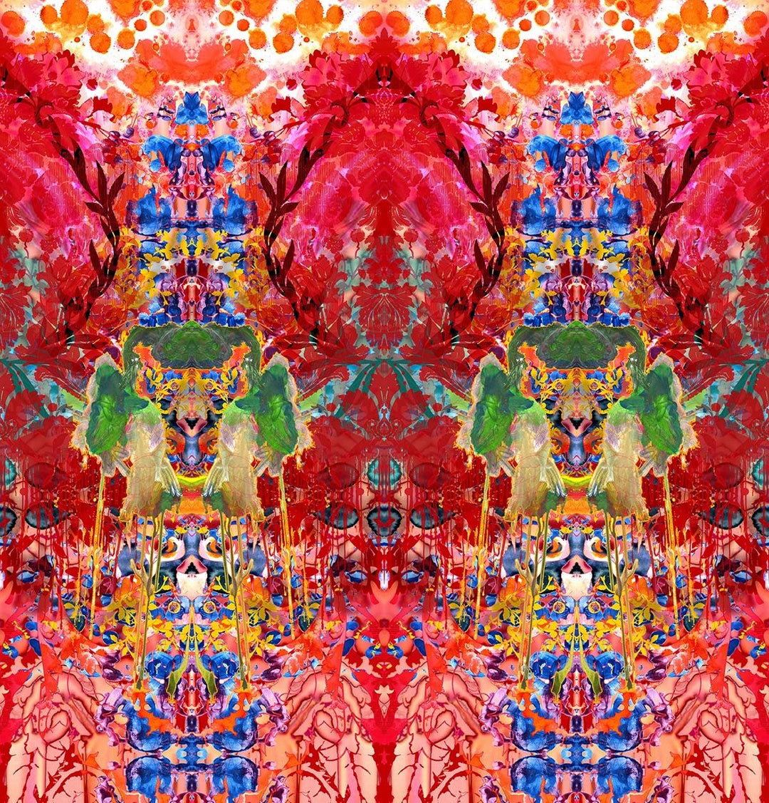 Omni Splatt – Walnut Wallpaper