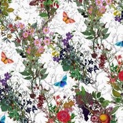 Bloomsbury Garden – Walnut Wallpaper