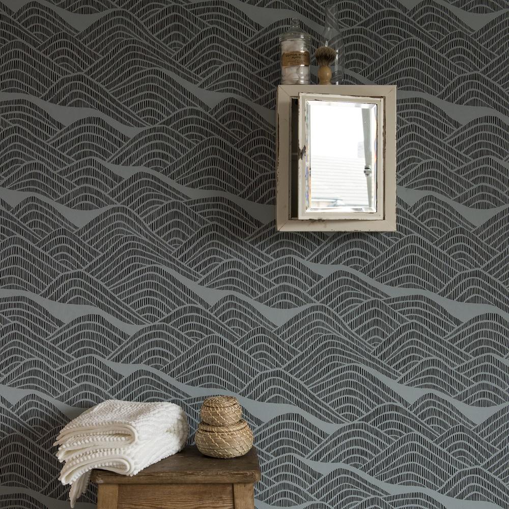 Frontier – Walnut Wallpaper