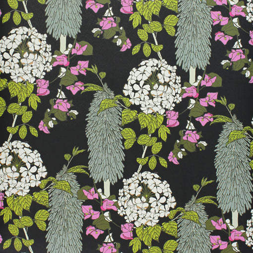 Polka Polka Wallpaper – Walnut Wallpaper