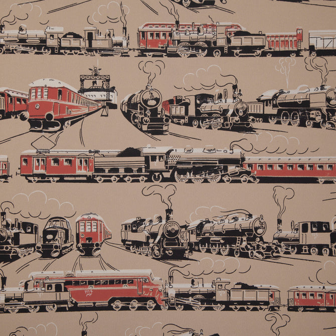 Train – Walnut Wallpaper
