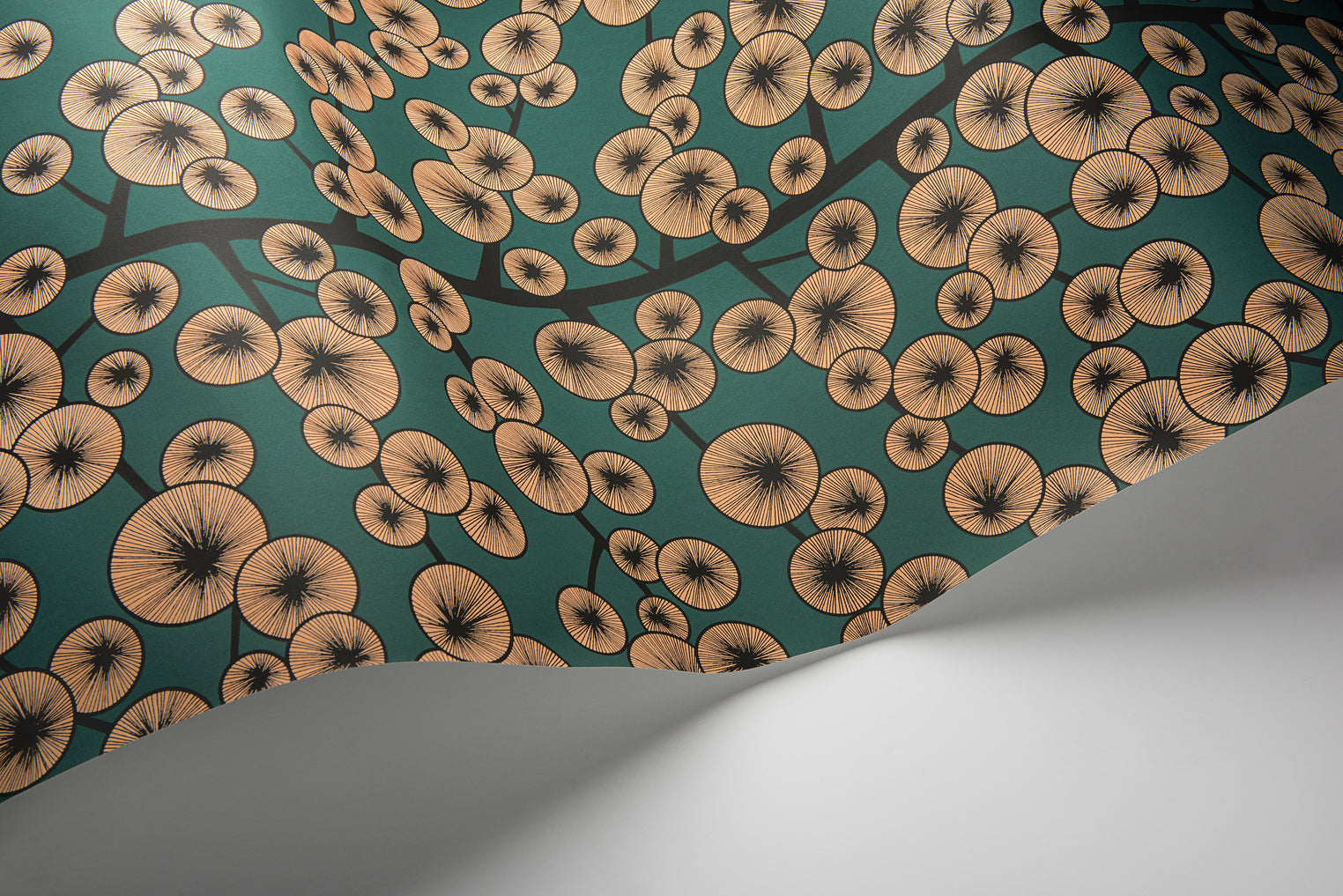 Cotton Tree – Walnut Wallpaper