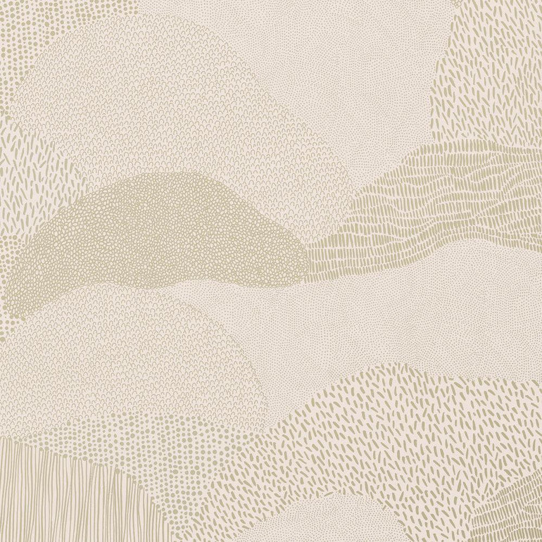 Roll Right – Walnut Wallpaper