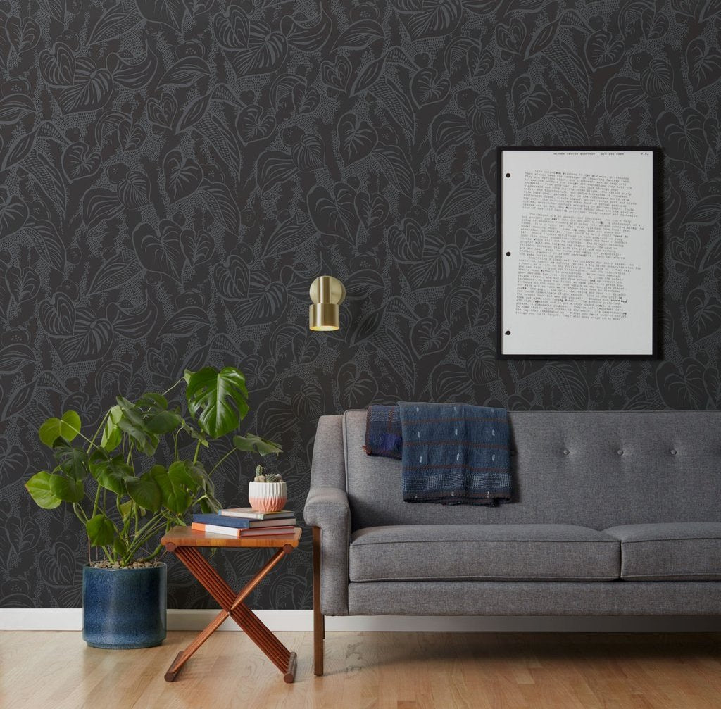 Tangle – Walnut Wallpaper