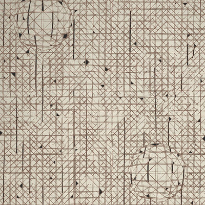 Pressed Cane – Walnut Wallpaper