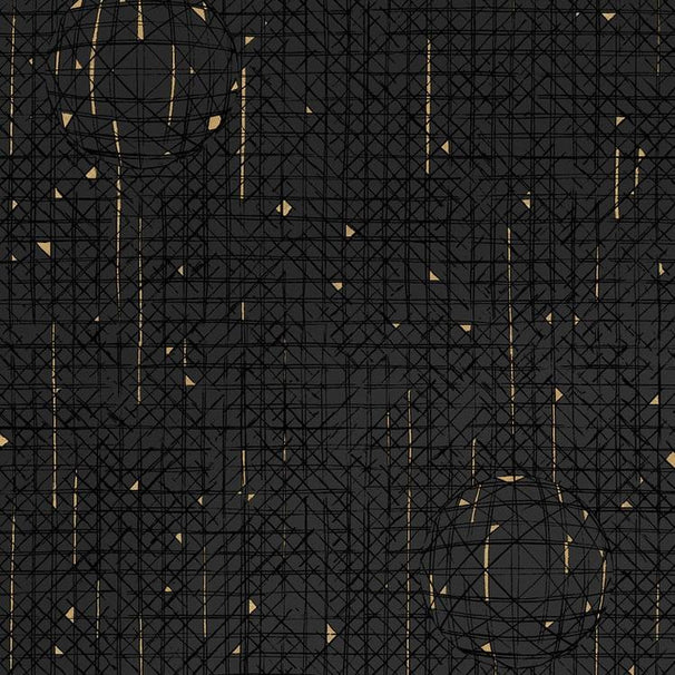 Pressed Cane – Walnut Wallpaper