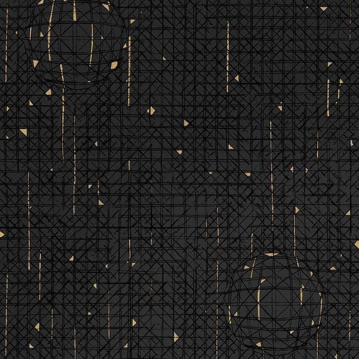 Pressed Cane – Walnut Wallpaper