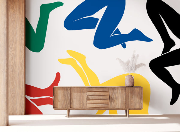 Pose – Walnut Wallpaper