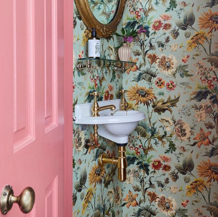 Avalon – Walnut Wallpaper