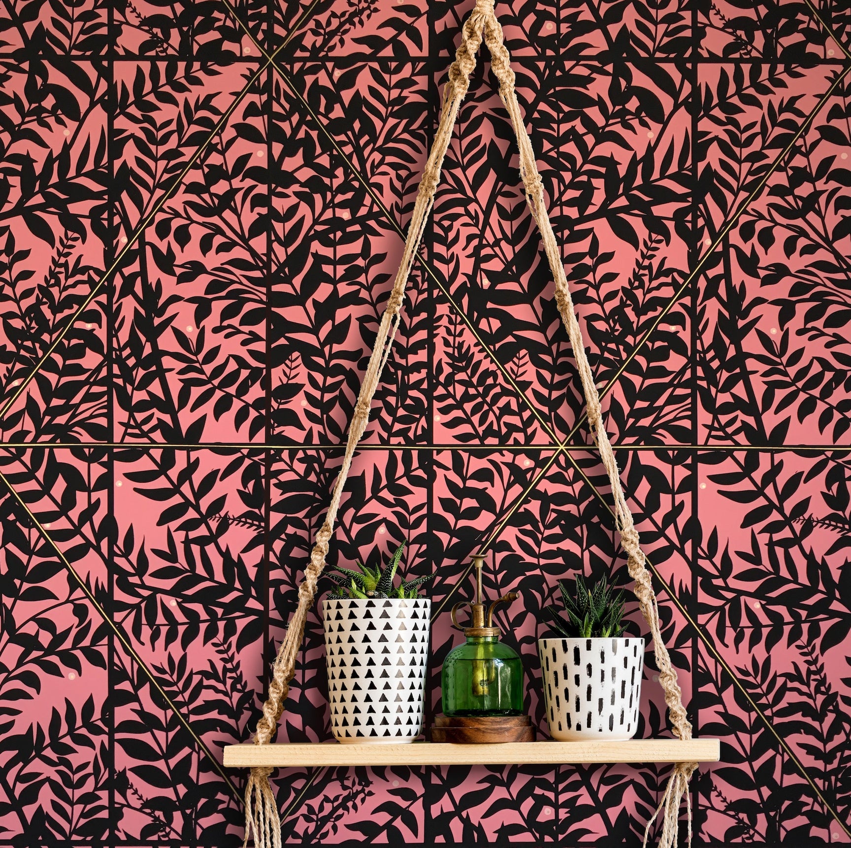 Chiaroscuro – Walnut Wallpaper