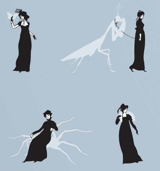 Ms. Ward – Walnut Wallpaper