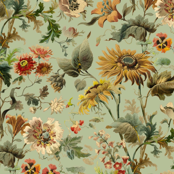 Avalon – Walnut Wallpaper