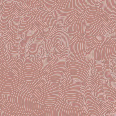 Cocoon – Walnut Wallpaper