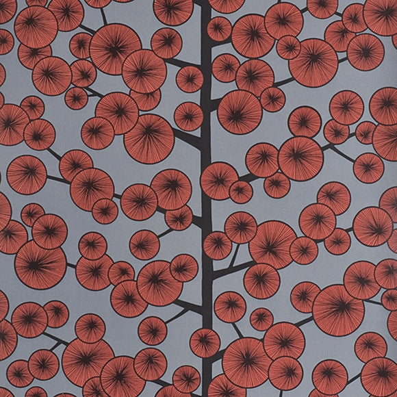 Cotton Tree – Walnut Wallpaper
