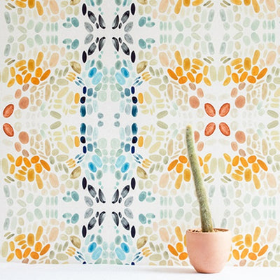Painted Lady – Walnut Wallpaper