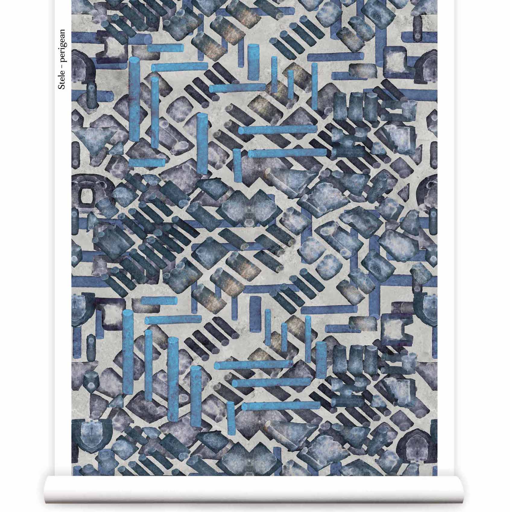 Stele – Walnut Wallpaper